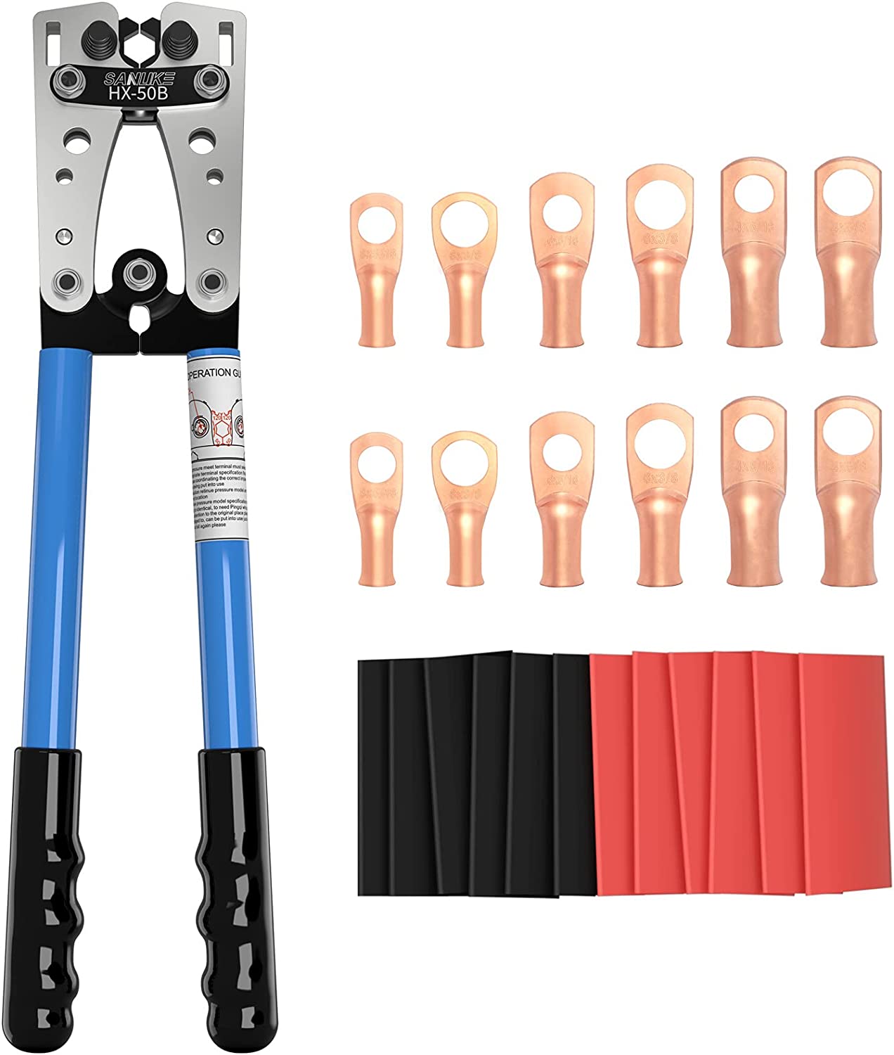 Battery Cable Crimping Tool Kit 20V Dieless Cable Crimping Tool Kit